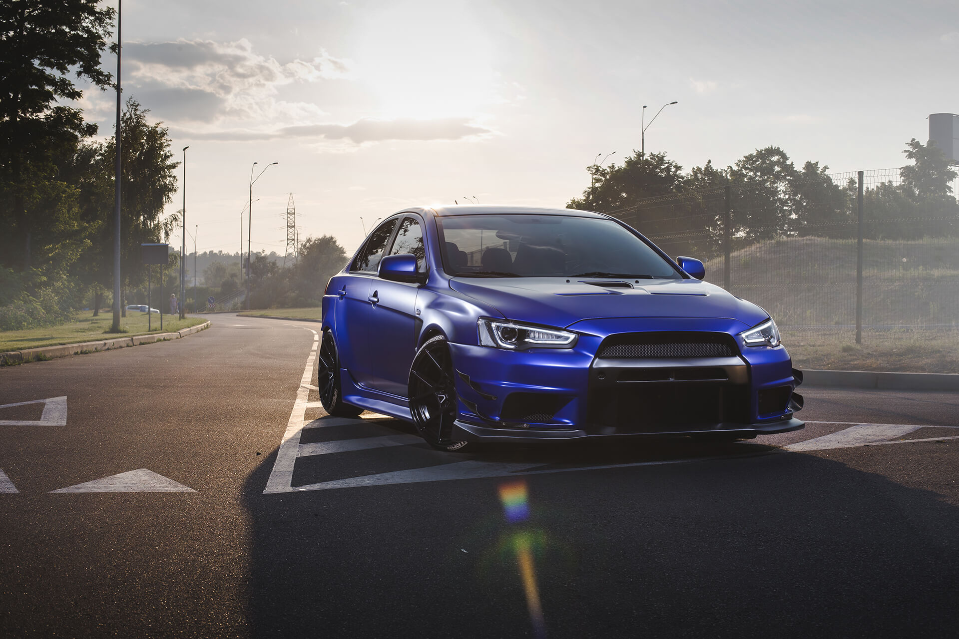 Обклеювання плівкою авто Mitsubishi Lancer-X | South.Art Ukraine